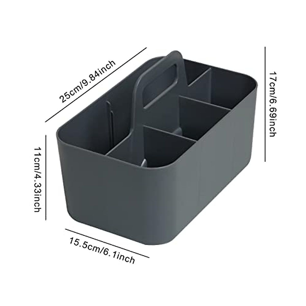 Portable Shower Caddy Basket Tote, Divided Shower Organizer Basket, Portable Shower Caddy Basket Tote, for Bathroom, Kitchen, College Dorm Room, Portable & Sturdy Germplasm