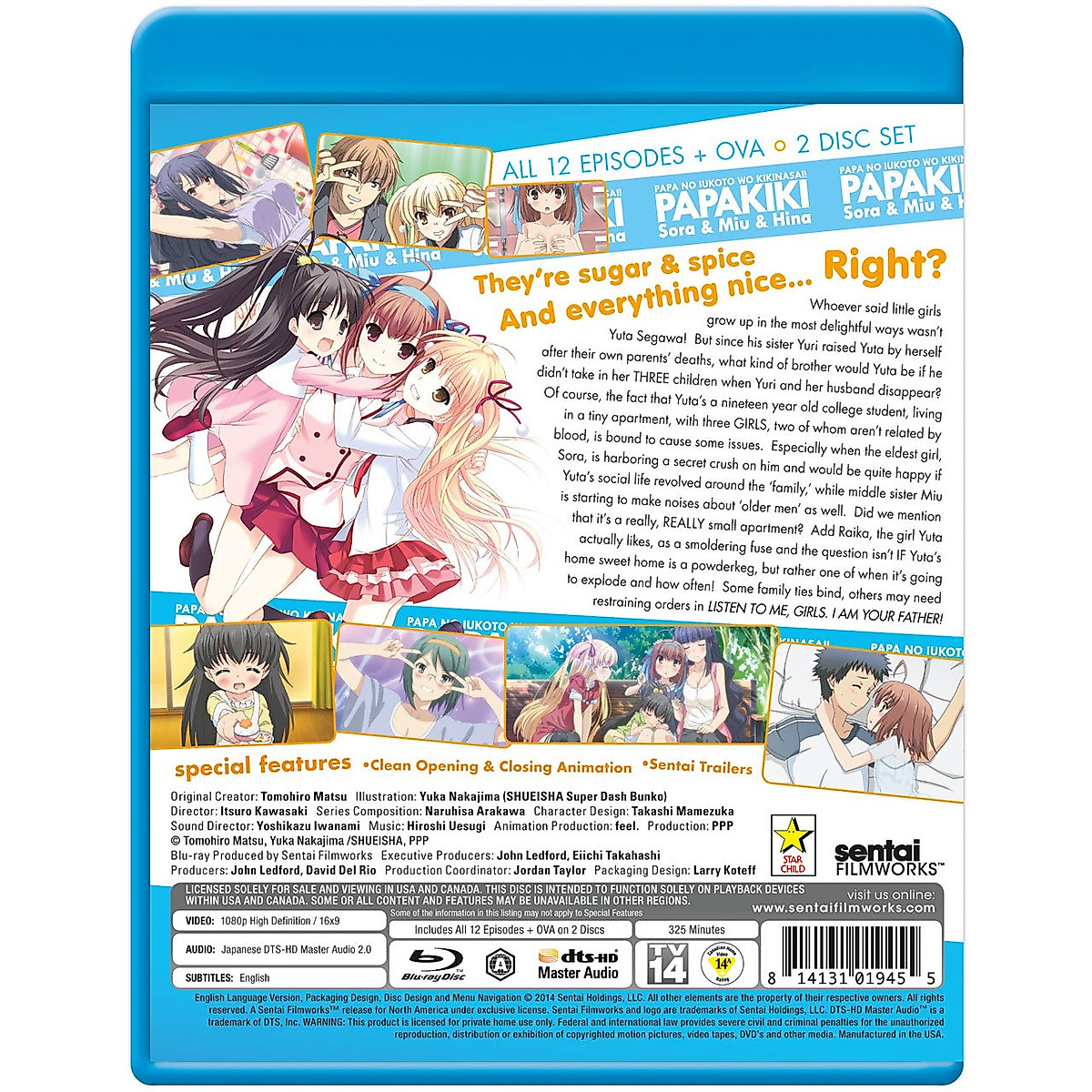 Listen to Me Girls I Am Your Father: Comp Coll [Blu-ray]