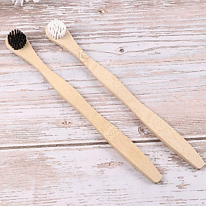 Toothbrush Adults Brush 4pcs Bamboo Brush Oral Bad Breath Brush Deep Cleaning Tool for Men Women Adults Cleaning