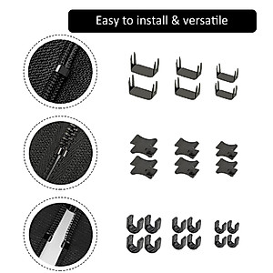 105 Pieces Zipper Repair Kit #3#5#8, Zipper Replacement with Install Plier for Repairing Coats, Jackets, Tents, Backpacks, Sleeping Bag, Luggage