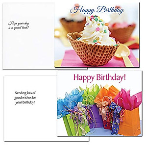 POSTCARDS: 60 Birthday Postcards -12 Designs with Messages Boxed Made in USA by CroninCards