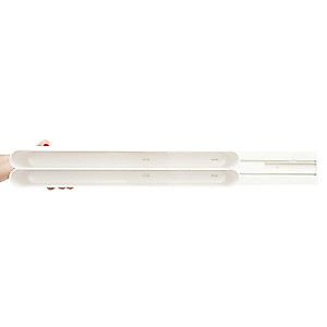 HOME-X Sliding Pot and Pan Lid Organizer, Cabinet and Drawer Storage for Kitchen Supplies, Cutting Boards Organizer-(19” L)