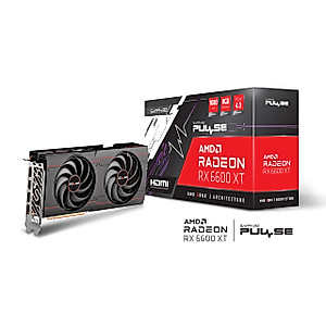 Sapphire 11309-03-20G Pulse AMD Radeon RX 6600 XT Gaming Graphics Card with 8GB GDDR6, AMD RDNA 2
