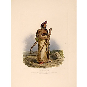 Mexkemahuastan. Chief of the Gros-ventres de Prairies