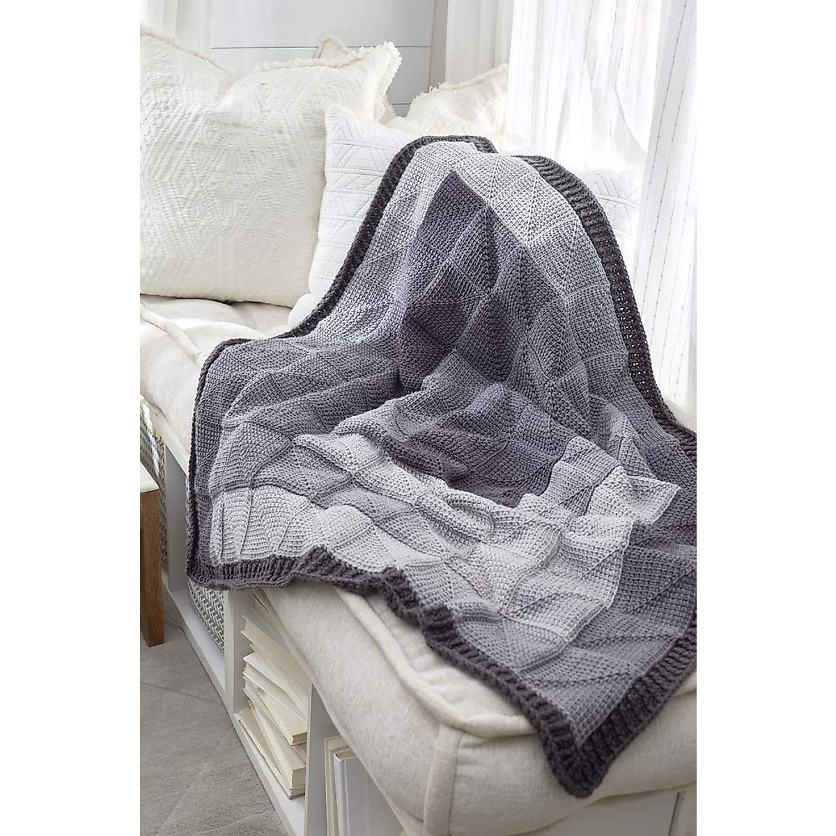 Bulk Buy: Red Heart Super Saver (2-Pack) (Charcoal, 7 oz Each Skein)