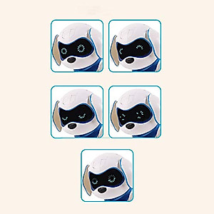 Cusstally Robot Dog Electronic Pet Toys Wireless Robot Will Talking Remote Dog Robot Pet Toy Girls Blue