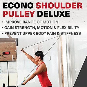 Lifeline Econo Shoulder Pulley Deluxe, LLESP-4 Black