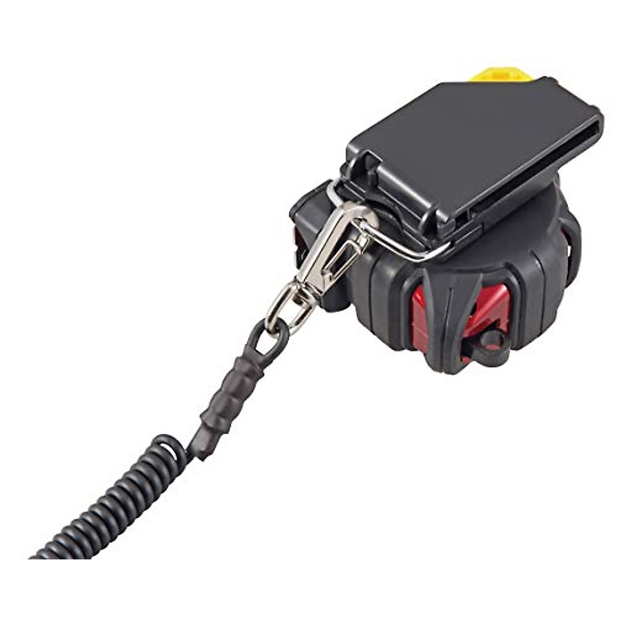 TAJIMA Tape Measure - SAE & Metric Scale 16ft/5m x 1 inch GS-Lock Measuring Tape with Acrylic Coated Blade & Safety Belt Holder - GSSF-165MBW