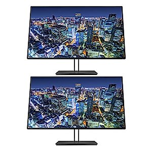 HP Z32 31.5 Inch IPS LED Backlit Monitor 2-Pack, 4K UHD 2840 x 2160 (1AA81A8#ABA)