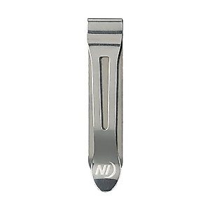 Nite Ize HipClip Universal Pocket Clip - Stainless Steel Adhesive Clip - Pocket Accessories for Cell Phone, Pocket Knife & More - Metal Cell Phone Belt Clip with Strong 3M VHB Adhesive