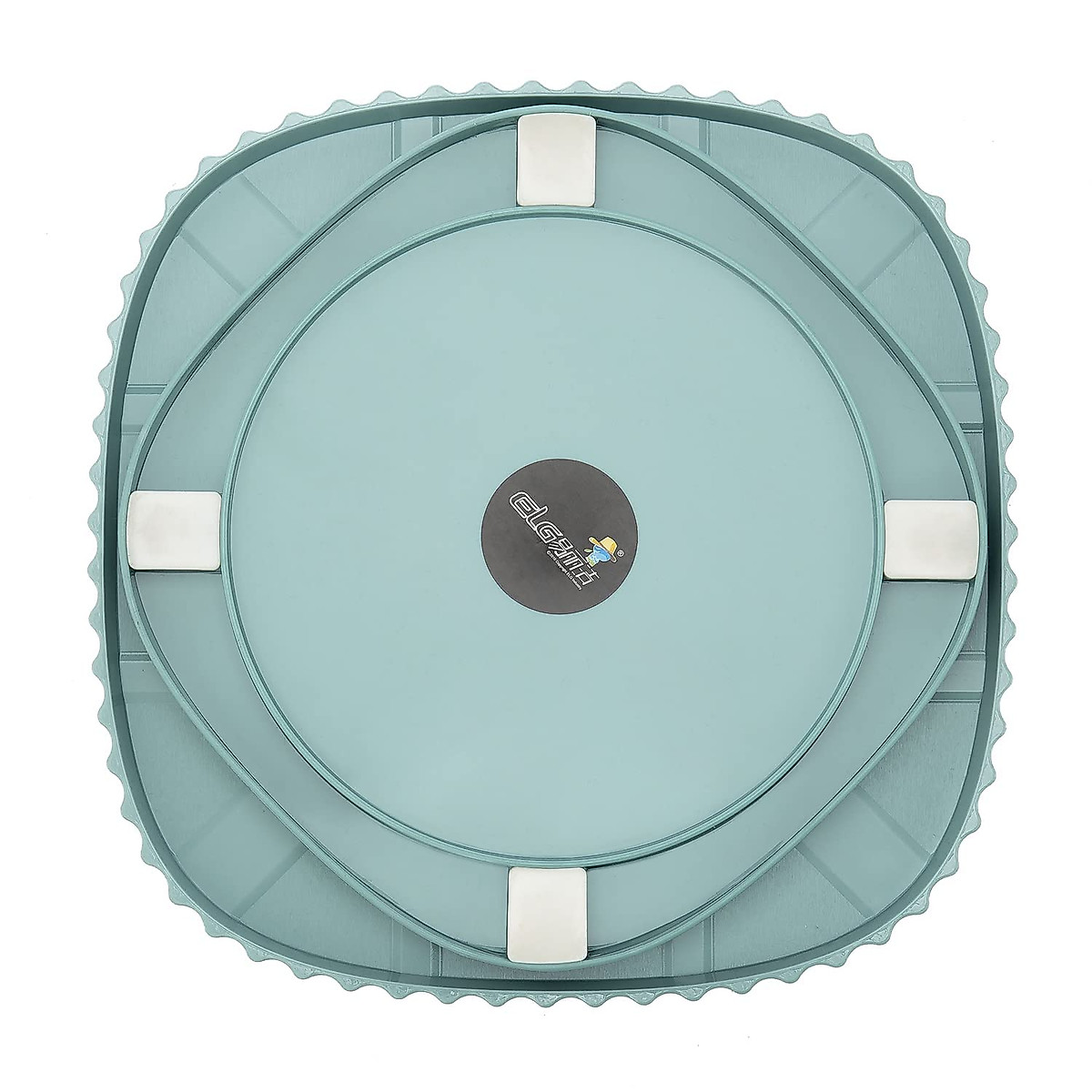 OMODDOS Lazy Susan Turntable for Cabinet，9.5" Plastic Lazy Susan Organizer，Turntable Organizer for Pantry, Countertop, Fridge, Living Room, Bathroom