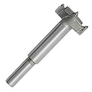 Meichoon Forstner Drill Bits 15-35mm 5 Pcs, Carbide Forstner Bits High Speed Steel Flat Wing Drilling Hole Hinge Cemented Carbide Drilling Sets with Round Shank Counterbore