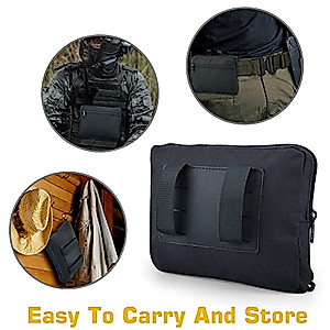 Guayma Small Tactical Foldable Backpack Military Molle Bags Hiking Daypacks For Men&Women Travel Work Outdoors,black