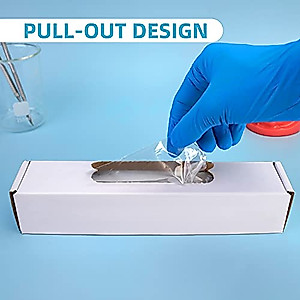 Annhua 500 PCS Dental Protective Cover Disposable for Digital Sensor, Dental Imaging & Sensor Guide Sleeves Films Implant Protective Covers - Plastic Optic & Transparent Sheet