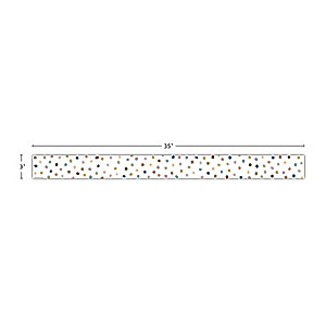 Teacher Created Resources Everyone is Welcome Painted Dots Straight Border Trim (TCR7165)