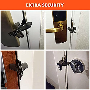 1PCS Portable Door Lock,Door Lock,Home Security Door Locker Travel Lockdown Locks for Additional Safety and Privacy Protion,Door Lock Security Devices,for Home Hotel School Apartment