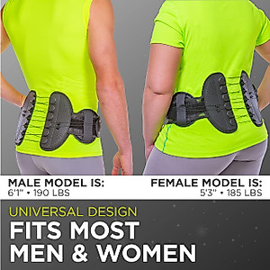 BraceAbility SI Joint Belt - Sacroiliac Compression Back Brace for Sacral Dysfunction, Coccyx Pain Relief and Bruised or Broken Tailbone Inflammation Treatment with Hip Support Pads (One Size)