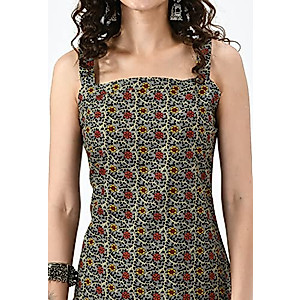 AnjuShree Choice Women Sleeveless Cotton Kurtis for women Grey