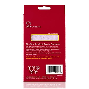 CONNOISSEURS Premium Edition Ultrasoft Gold Polishing Cloth with Anti-Tarnish, Large Value Size 14x14 Inches