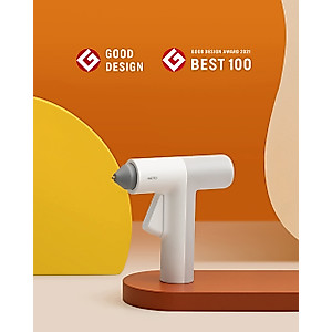 HOTO Cordless Hot Glue Gun with LED Flashlight