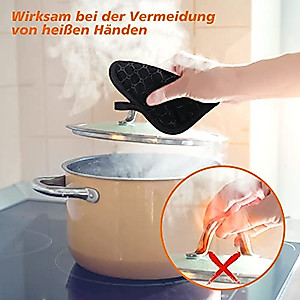 4 Pack Hot Pads for Kitchen Pot Holders for Kitchen Heat Resistant Oven Mitts and Pot Holders Sets Oven Terry Cloth Hot Pads Pot Holders for Cooking Baking