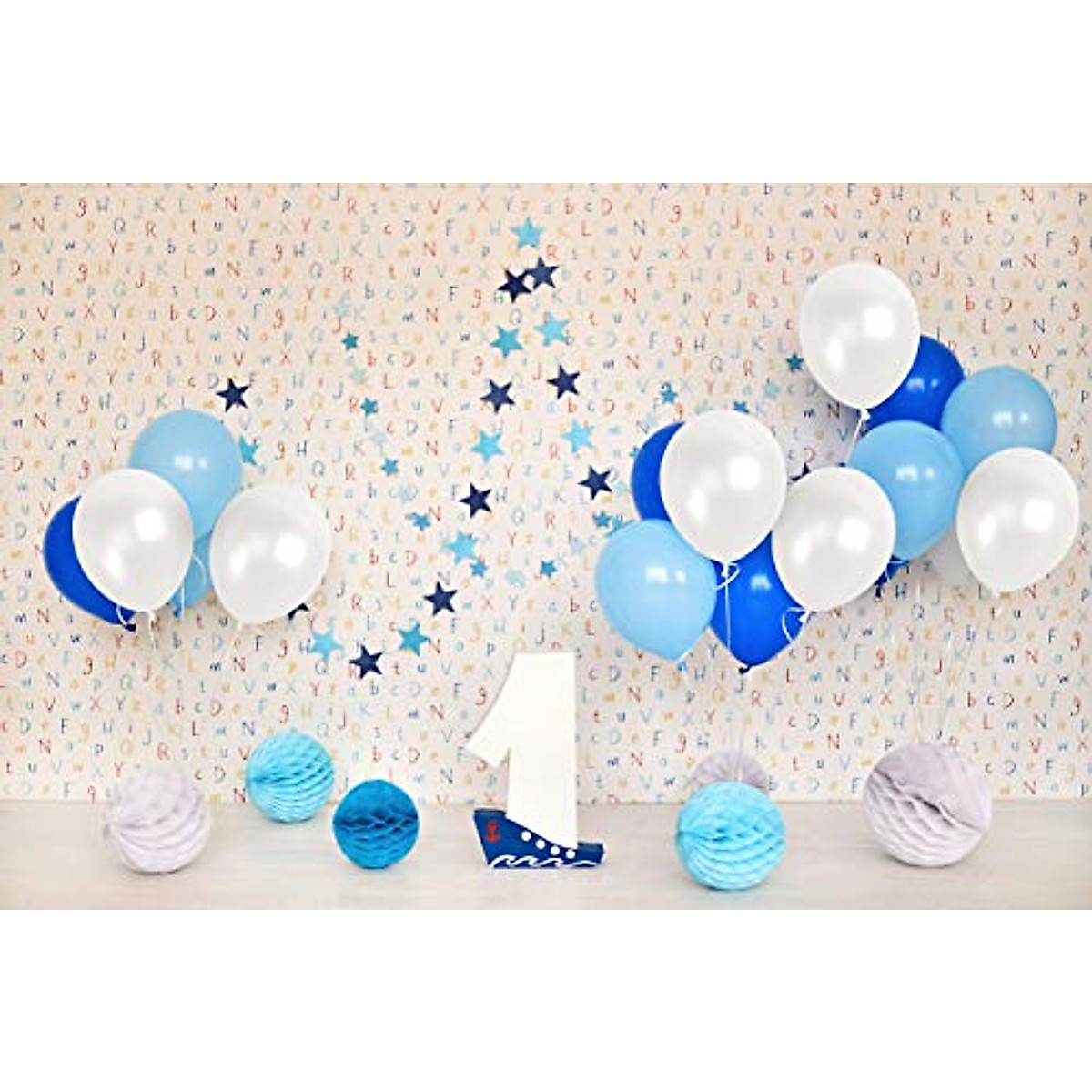 Treasures Gifted Metallic White Balloons - Pearlized White Balloons - Globos Blancos, Big White Balloons 12 Inch - White Latex Balloons, Large White Balloons - Pack of 36 Balloons