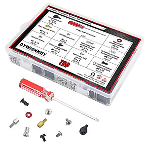 780PCS Computer Screw Kit, DYWISHKEY Computer Screw Standoffs Set Kit for Hard Drive Computer Case Motherboard Fan Power Graphics with a Screwdriver