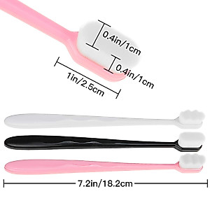 6 PCS Upgraded Extra Soft Floss Toothbrush Ultra Soft-bristled Sensitive Toothbrush Manual Micro Nano Toothbrush Good Cleaning for Adult Teeth Kid Children, No Harm to Gum