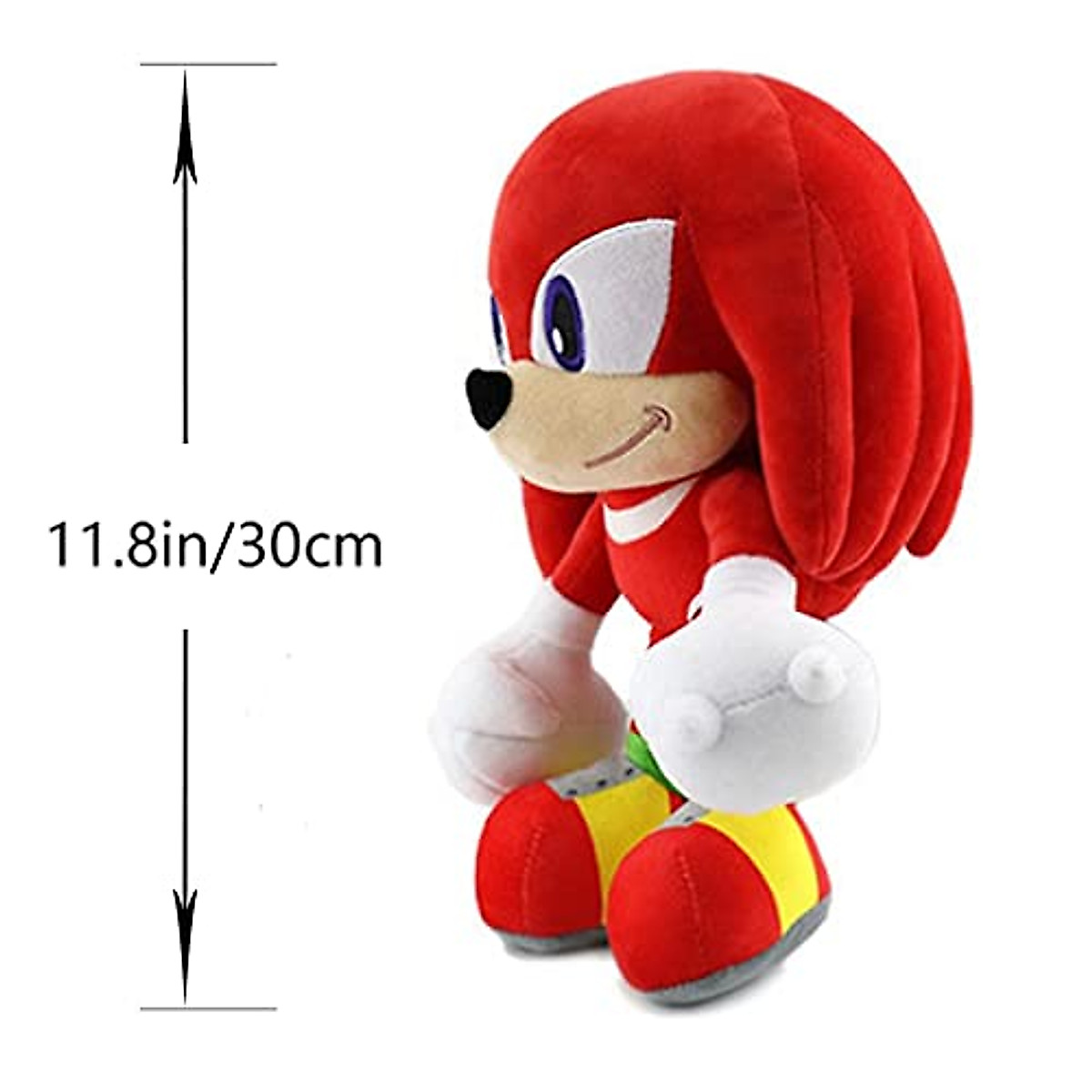 YOOVERSE 12" Sonic Plush Toys,Sonic Stuffed Animals,Knuckles Shadow Tails Plushies Doll Toys Gifts for Boys and Girls (4 Pcs Set)