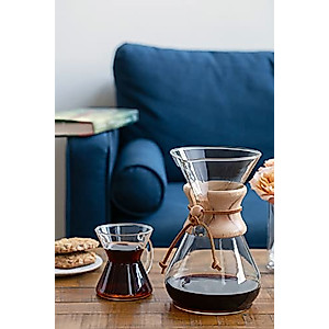 Chemex Pour-Over Glass Coffeemaker - Classic Series - 6-Cup - Exclusive Packaging