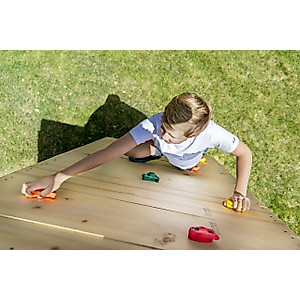 Squirrel Products 10 Large Assorted Rock Climbing Holds with Mounting Hardware - DIY Rock Wall - Ages 3+