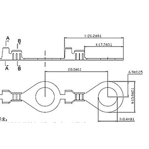 [2 PACK] SPARKING 2FT Motorcycle Battery Charger Cord, Sae to O Ring Terminal Quick Disconnect Assembly Extension Cable, Sae 2Pin Wire Harness Reverse Polarity Adapter Port Accessory, 10A Fuse
