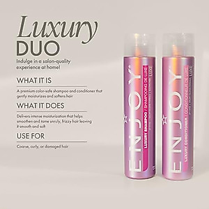 Enjoy Sulfate-Free Luxury Shampoo and Conditioner Duo (10.1oz)