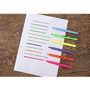 Madisi Highlighters, Chisel Tip, Assorted Colors, Bulk Pack, 72-Count