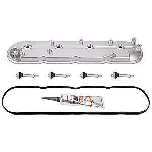 Driver Side Valve Cover with Gaskets - Compatible with 2011-2019 4.8L 5.3L 6.0L 6.2L Chevy Silverado, Suburban, Tahoe, Trailblazer, GMC Sierra, Yukon, Cadillac Escalade - Replace 12642655 264-969
