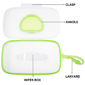 1pc Love Wet Tissue Box Baby Tissues Storage Toilet Wipes Wet Tissue Case Holder Container Diaper Wipes Case New Born Bag Pp Plastic Travel Mini Box