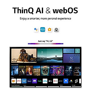 LG C2 Series 55-Inch Class OLED evo Smart TV OLED55C2PUA, 2022 - AI-Powered 4K TV, Alexa Built-in, Dark Silver