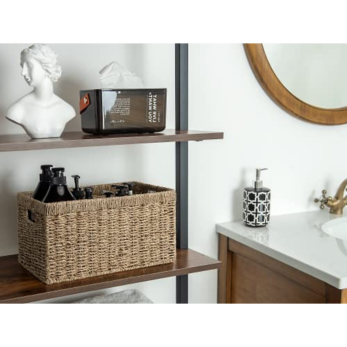 StorageWorks Seagrass Storage Baskets
