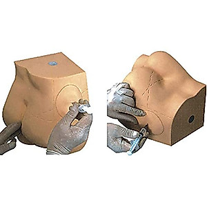 MAYAGU Hip Injection Training Simulator, Buttock Muscle Injection Practice Model For Medical Students Or Nurses Teaching Model, IV Practice Start Kit skin