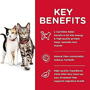 Hill's Science Diet Dry Cat Food, Adult, Multiple Benefit Chicken Recipe, 15.5 lb. Bag