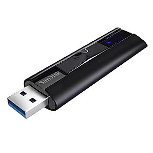 Sandisk Extreme Pro - USB Flash Drive - 128 GB - Black