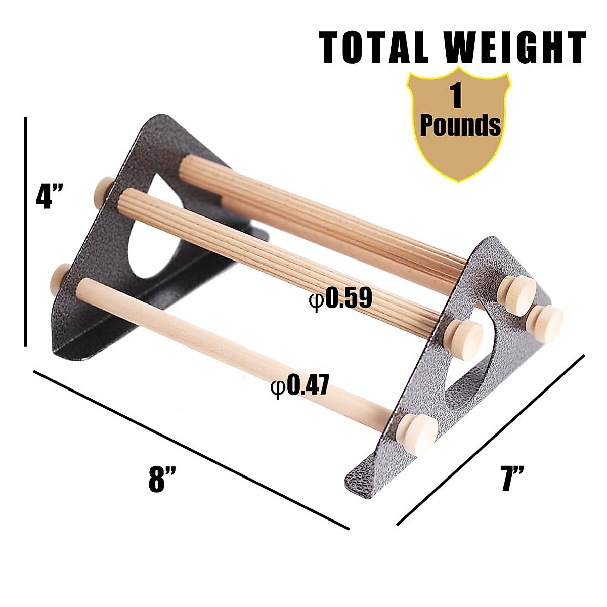 Baby Chick Perch, Durable Natural Wooden Roosting Bar for coop and brooder, Training Chicken Roosting Perches for Mini Baby Chicks, Metal Frame Easy to Assemble and Clean, Fun Toys for Chick