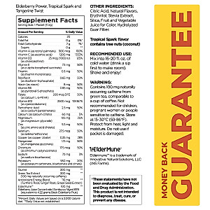 Pureboost Immune Clean Energy Booster, Refreshing Energy Drink Mix and Immunity Supplement with Elderberry, 1,200 mg Vitamin C, Vitamins A + D, and Zinc. Sugar-Free (Combo Pack, 30 Count)