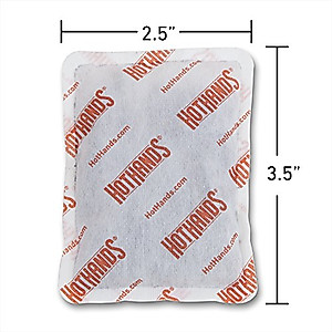 HotHands Body & Hand Super Warmers - Long Lasting Natural Odorless Air Activated Warmers - Up to 18 Hours of Heat - 10 Individual Warmers