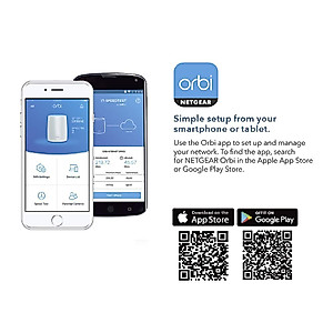 NETGEAR Orbi Home AC3000 Tri-Band WiFi Satellite Extender - RBS50-100NAS (Renewed)