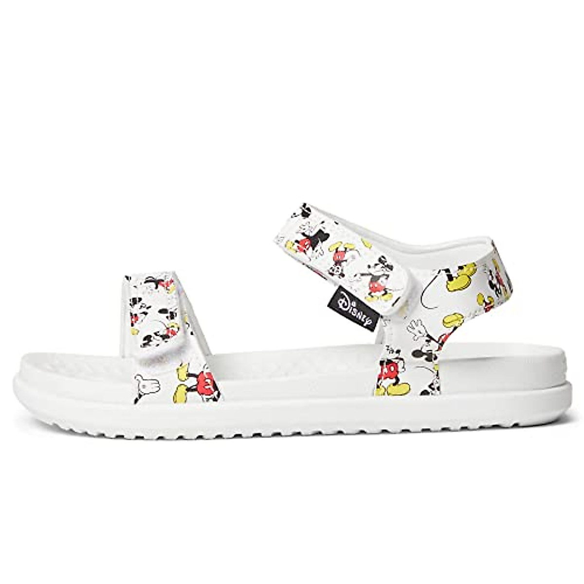Native Shoes Girl's Charley Disney Print (Little Kid) Shell White/Shell White/Mickey All Over Print 11 Little Kid M