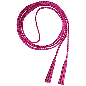 Nanxson Women's Waist Belt Woven Tassels Chain Belt Skinny Belt for Skirt Dress PDW0042 (rose red)