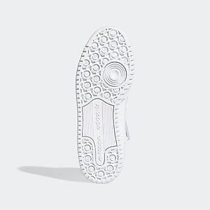 adidas Originals Women's Forum Mid Sneaker, White/White/White, 9