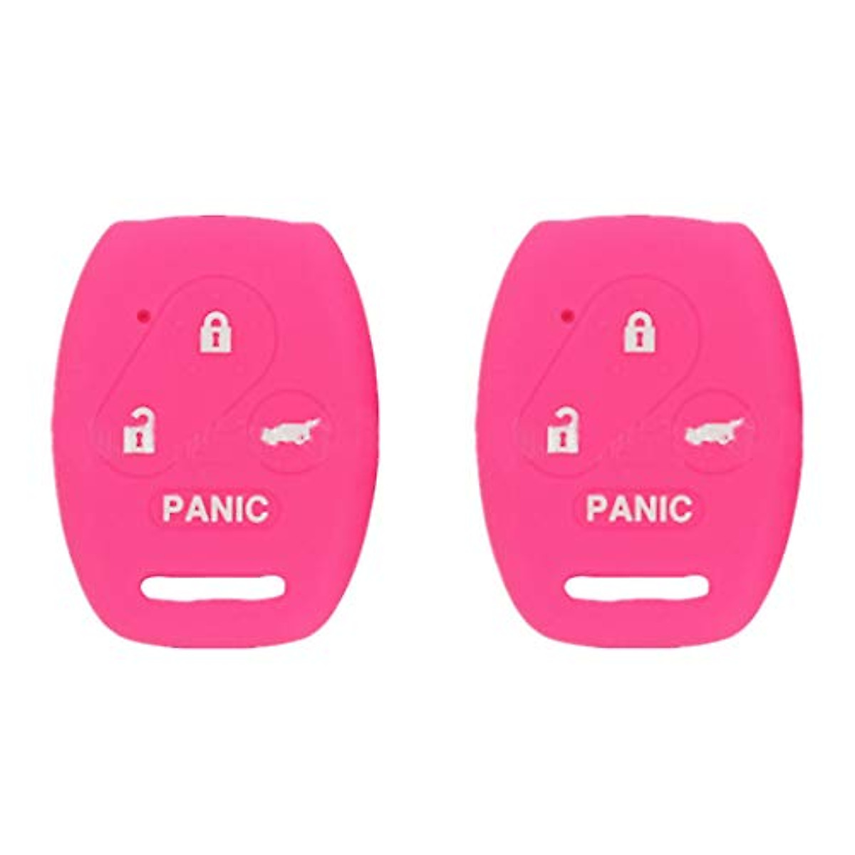 KAWIHEN Silicone Key Fob Cover Fit for Honda Accord Accord Crosstour CR-V Civic Element Pilot OUCG8D-380H-A N5F-S0084A N5F-A05TAA