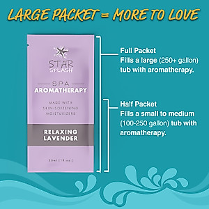 STAR SPLASH Hot Tub Aromatherapy Multipack – Set of 24 Relaxing Bath or Spa Scents Including Lavender, Eucalyptus Mint, Vanilla, Coconut Yuzu, and More – Paraben-Free, Hot Tub Accessories for Adults